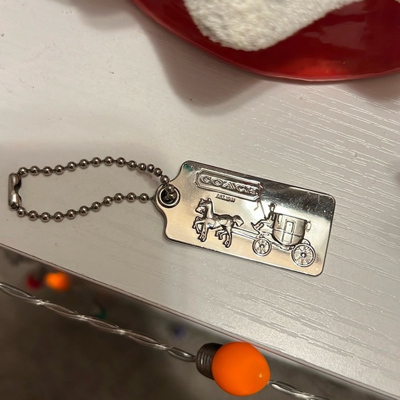 Coach | Bags | Htf Coach Horse And Carriage Metal Hang Tag | Poshmark